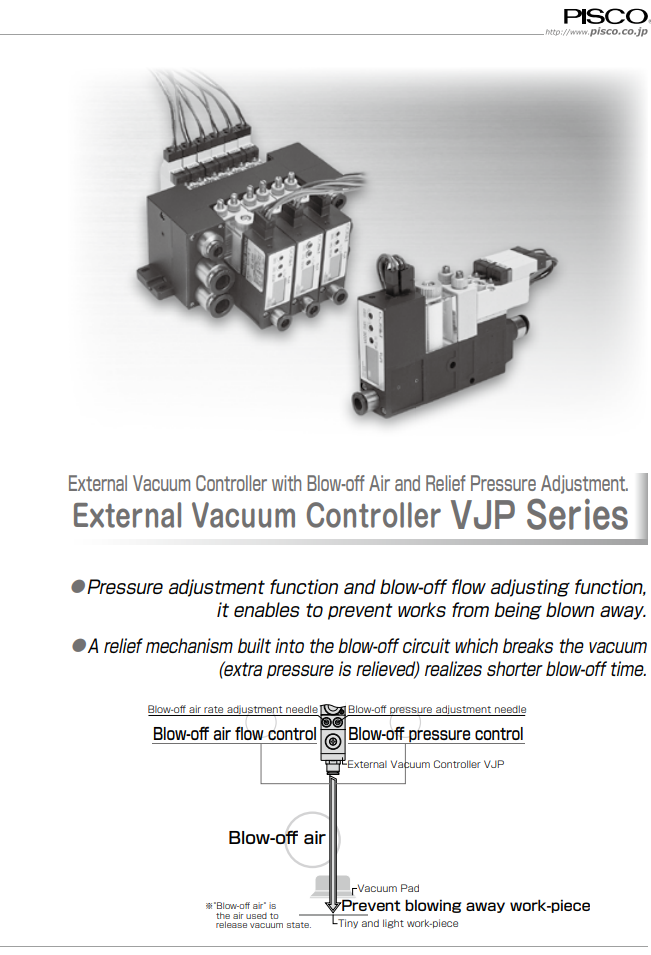 Vacuum Controller PISCO: VJP - Cao Đạt TAE Co.,LTD